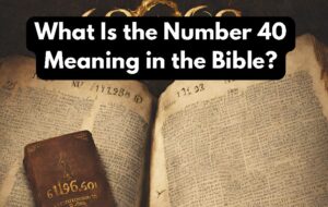 What Is the Number 40 Meaning in the Bible? - Graced Guide