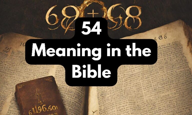 What Is the Number 54 Meaning in the Bible? - Graced Guide