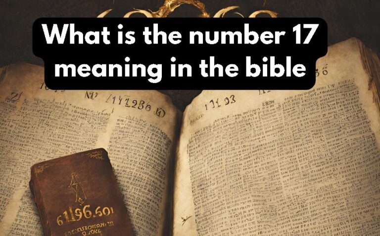 What is the number 17 meaning in the bible - Graced Guide